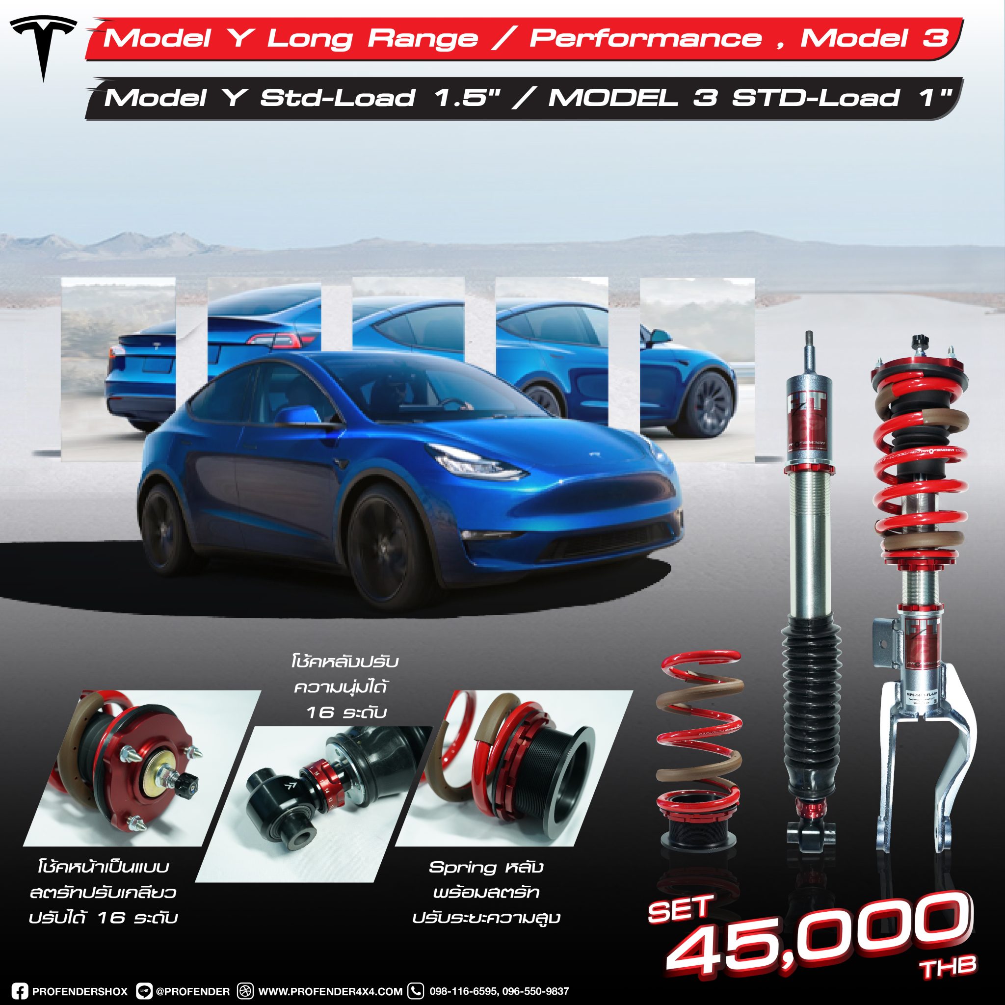 FITZ TESLA Model Y (Y2022-ON) - Profender4x4